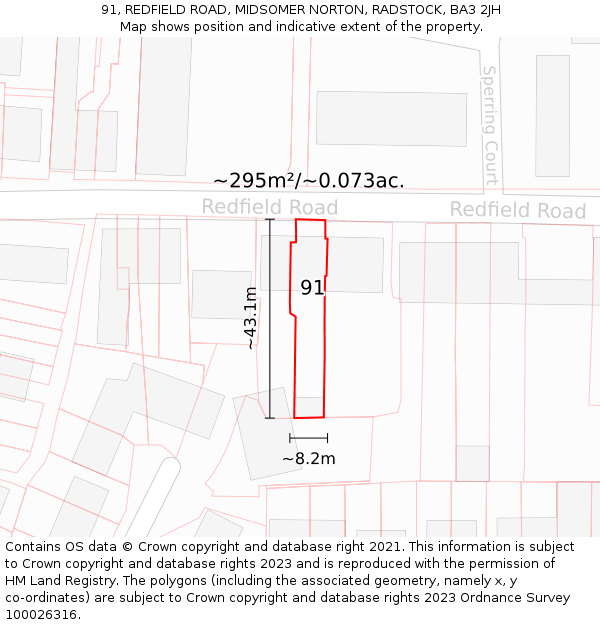 91, REDFIELD ROAD, MIDSOMER NORTON, RADSTOCK, BA3 2JH - £167,000