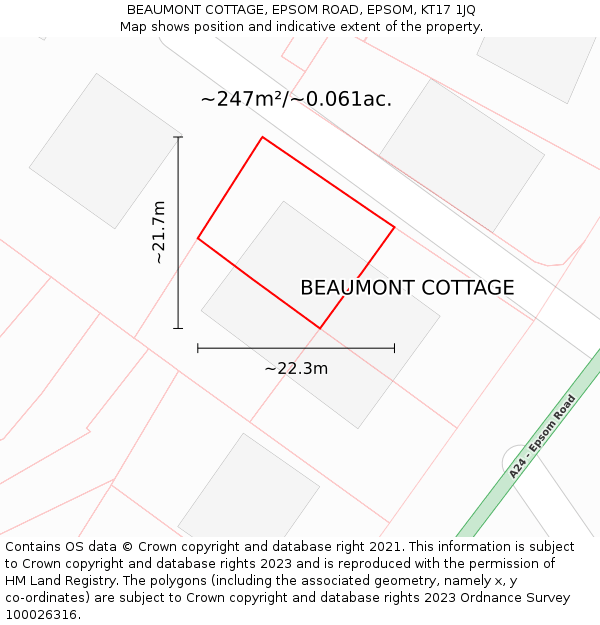 BEAUMONT COTTAGE, EPSOM ROAD, EPSOM, KT17 1JQ - £550,000