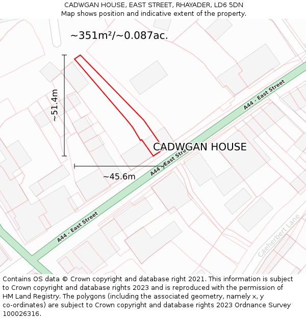 CADWGAN HOUSE, EAST STREET, RHAYADER, LD6 5DN - £240,000
