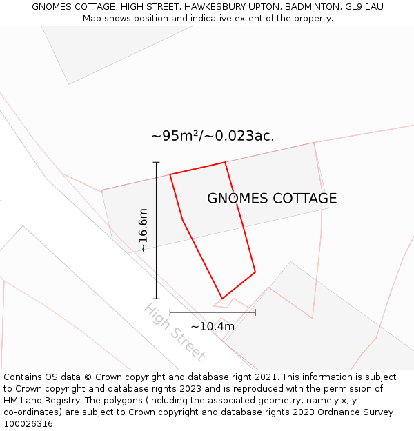 GNOMES COTTAGE, HIGH STREET, HAWKESBURY UPTON, BADMINTON, GL9 1AU - £192,500