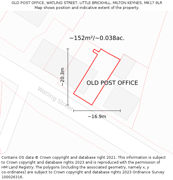 OLD POST OFFICE, WATLING STREET, LITTLE BRICKHILL, MILTON KEYNES, MK17 ...