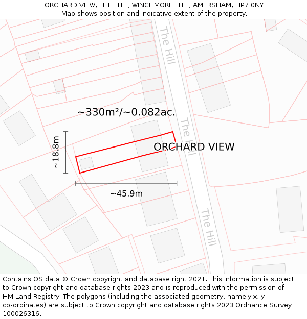 ORCHARD VIEW, THE HILL, WINCHMORE HILL, AMERSHAM, HP7 0NY - £575,000