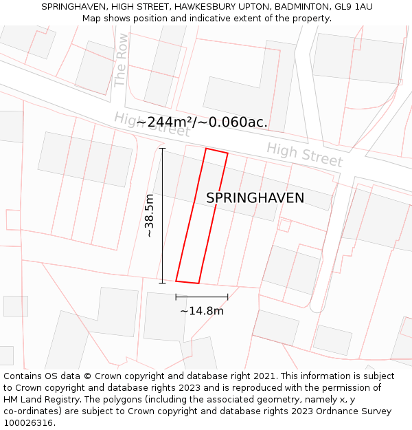 SPRINGHAVEN, HIGH STREET, HAWKESBURY UPTON, BADMINTON, GL9 1AU - £280,000