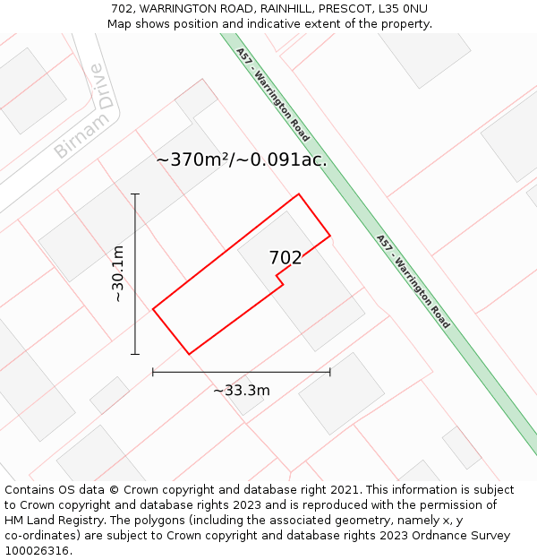 702, WARRINGTON ROAD, RAINHILL, PRESCOT, L35 0NU - £370,000