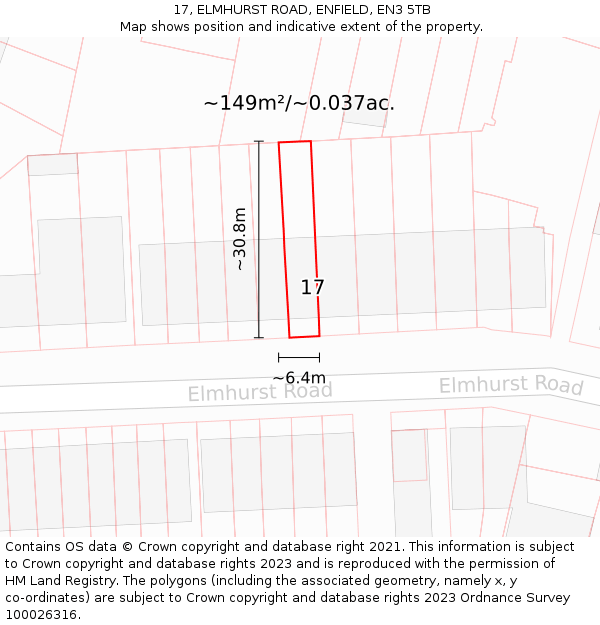 17, ELMHURST ROAD, ENFIELD, EN3 5TB - £242,000
