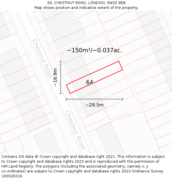64, CHESTNUT ROAD, LONDON, SW20 8EB - £782,000