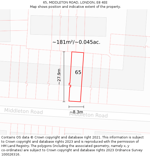 65, MIDDLETON ROAD, LONDON, E8 4EE - £442,000