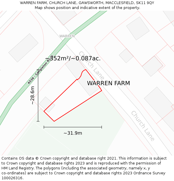 WARREN FARM, CHURCH LANE, GAWSWORTH, MACCLESFIELD, SK11 9QY - £415,000