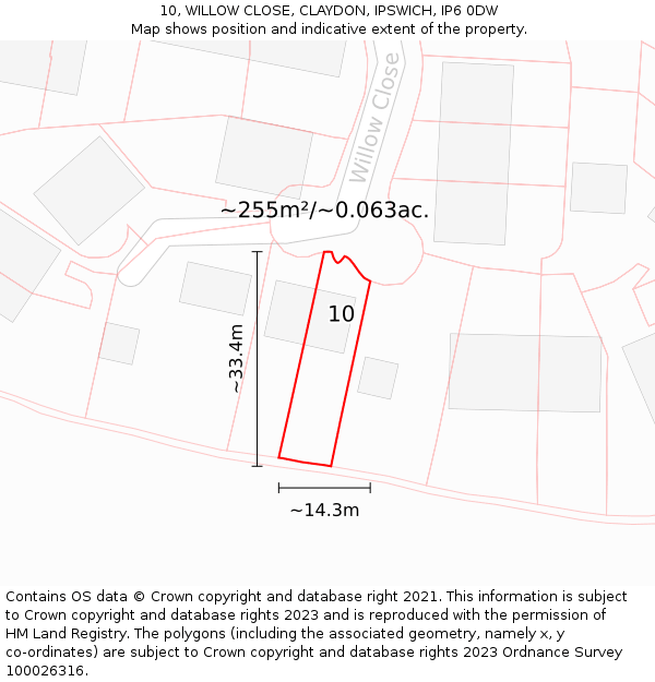 10, WILLOW CLOSE, CLAYDON, IPSWICH, IP6 0DW - £255,000