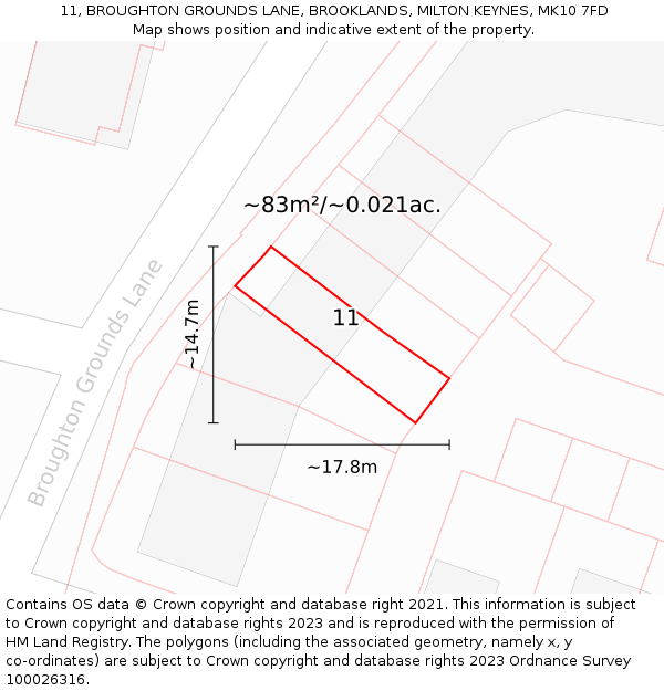 11, BROUGHTON GROUNDS LANE, BROOKLANDS, MILTON KEYNES, MK10 7FD - £360,000