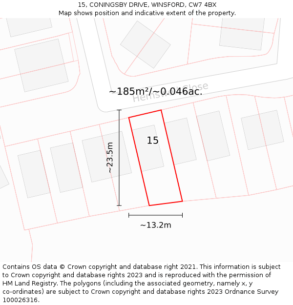 15, CONINGSBY DRIVE, WINSFORD, CW7 4BX - £125,000