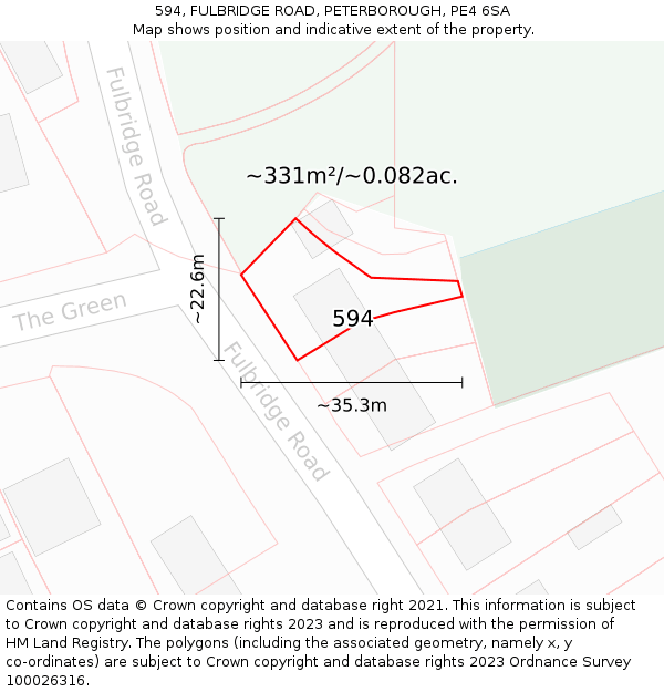 594, FULBRIDGE ROAD, PETERBOROUGH, PE4 6SA - £250,000