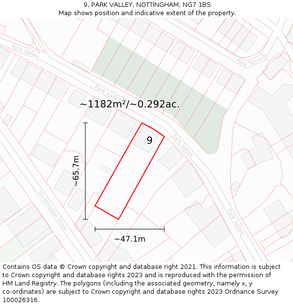 9, PARK VALLEY, NOTTINGHAM, NG7 1BS - £950,000