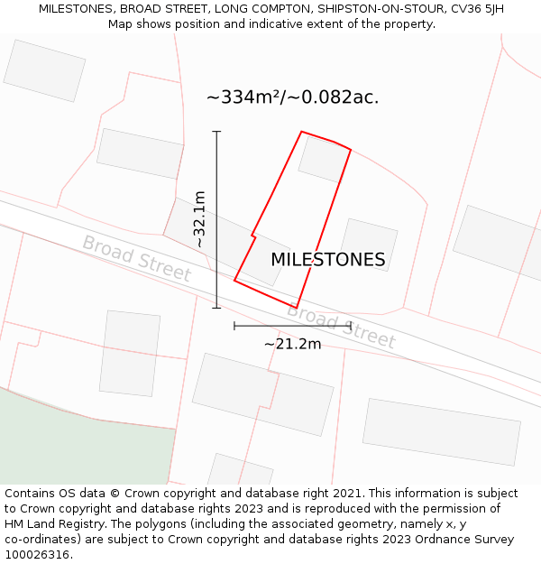 MILESTONES, BROAD STREET, LONG COMPTON, SHIPSTON-ON-STOUR, CV36 5JH - £ ...