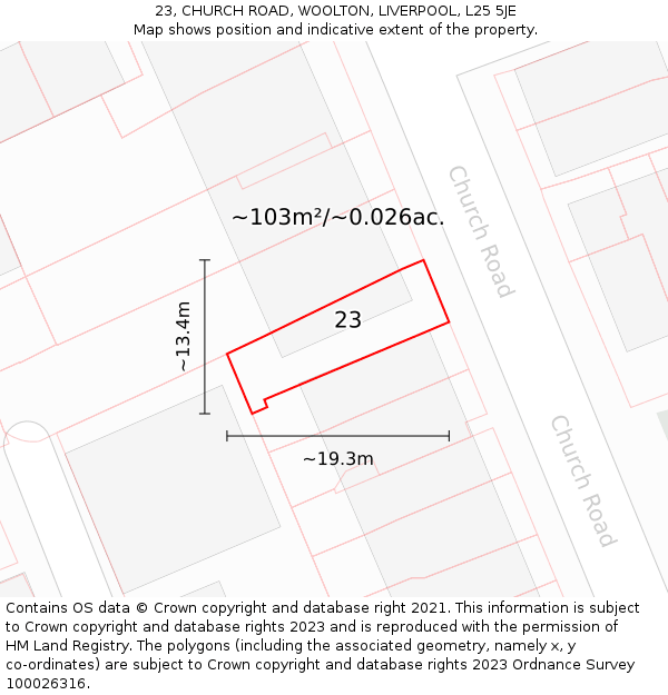 23, CHURCH ROAD, WOOLTON, LIVERPOOL, L25 5JE - £320,000