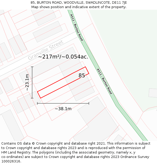 85, BURTON ROAD, WOODVILLE, SWADLINCOTE, DE11 7JE - £120,000