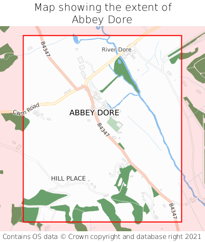 Where is Abbey Dore? Abbey Dore on a map