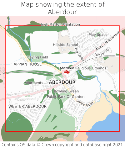 Where is Aberdour? Aberdour on a map