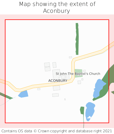 Where is Aconbury? Aconbury on a map