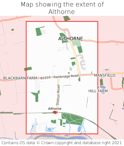 Where is Althorne? Althorne on a map