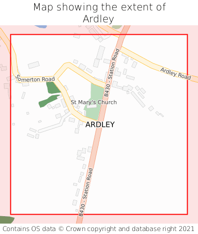 Where is Ardley? Ardley on a map