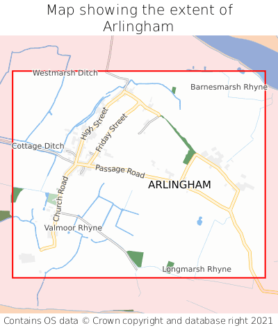 Where is Arlingham? Arlingham on a map
