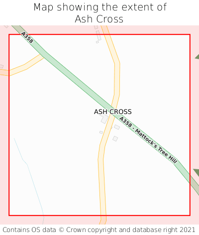 Where is Ash Cross? Ash Cross on a map
