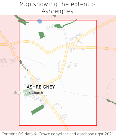 Where is Ashreigney? Ashreigney on a map