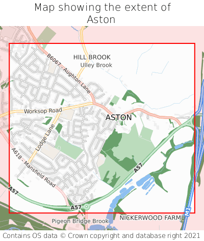 Where is Aston? Aston on a map
