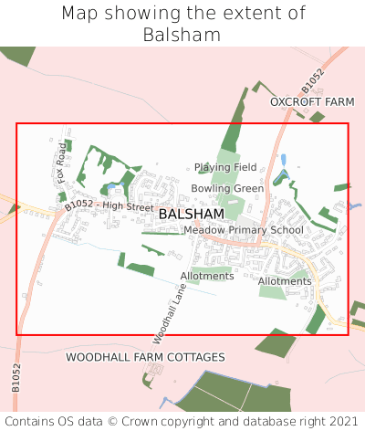 Where is Balsham? Balsham on a map