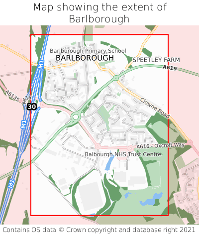Where is Barlborough? Barlborough on a map