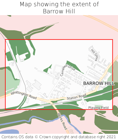Where is Barrow Hill? Barrow Hill on a map