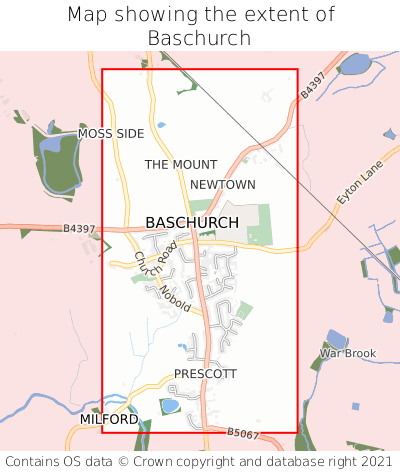 Where is Baschurch? Baschurch on a map