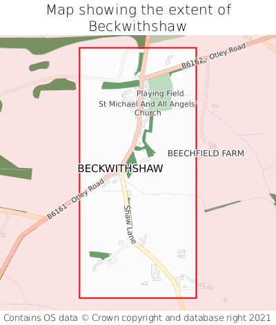 Where is Beckwithshaw? Beckwithshaw on a map