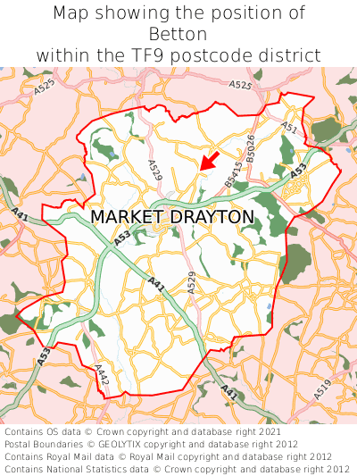 Where is Betton? Betton on a map