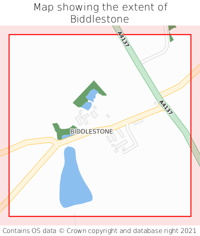 Where is Biddlestone? Biddlestone on a map
