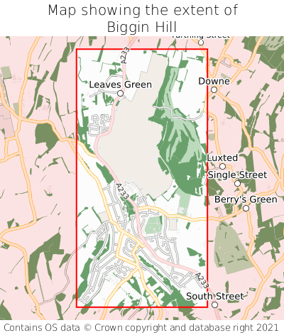 Where is Biggin Hill? Biggin Hill on a map
