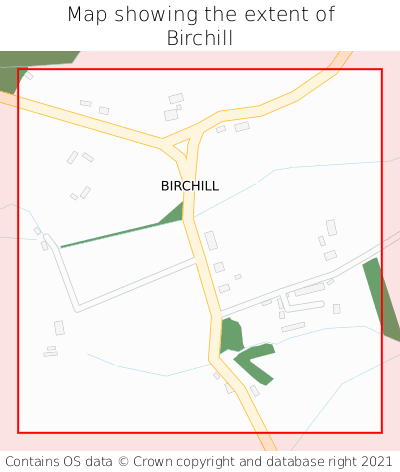 Where is Birchill? Birchill on a map
