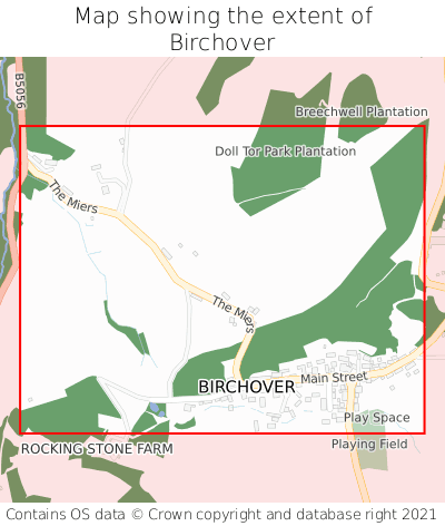 Where is Birchover? Birchover on a map