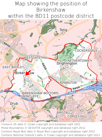 Where is Birkenshaw? Birkenshaw on a map