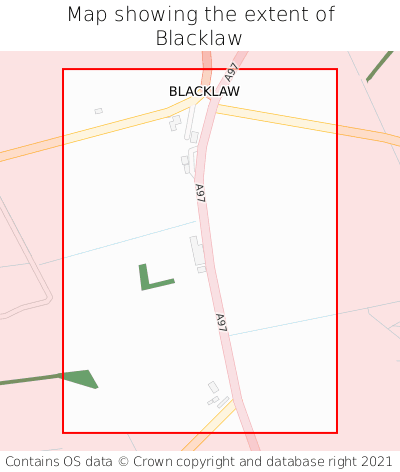 Where is Blacklaw? Blacklaw on a map