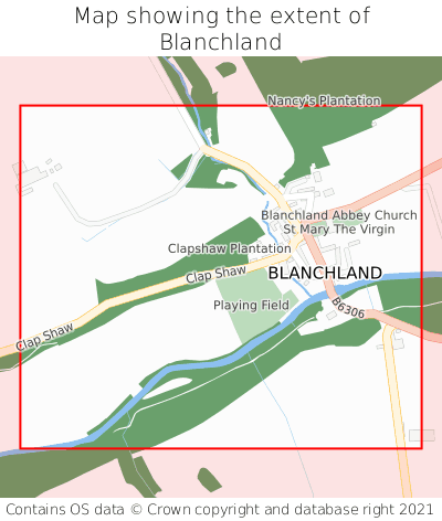 Where is Blanchland? Blanchland on a map