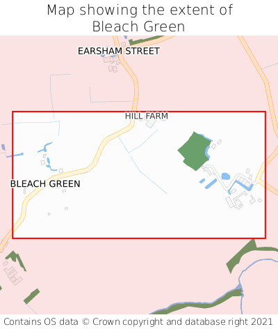 Where is Bleach Green? Bleach Green on a map