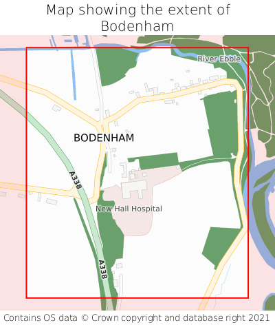 Where is Bodenham? Bodenham on a map