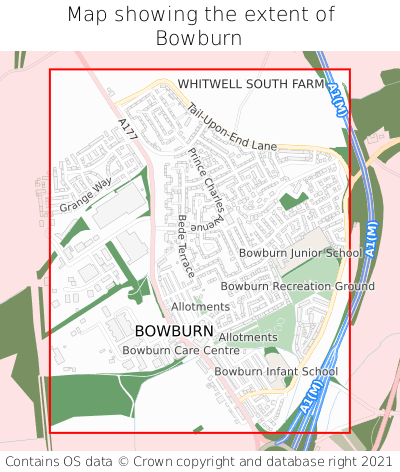 Where is Bowburn? Bowburn on a map
