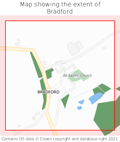 Where is Bradford? Bradford on a map