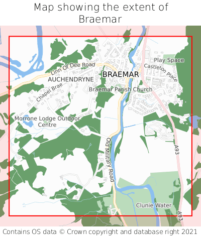 Where is Braemar? Braemar on a map
