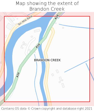 Where is Brandon Creek? Brandon Creek on a map