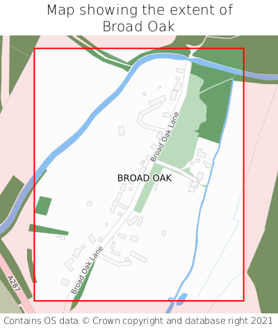 Where is Broad Oak? Broad Oak on a map