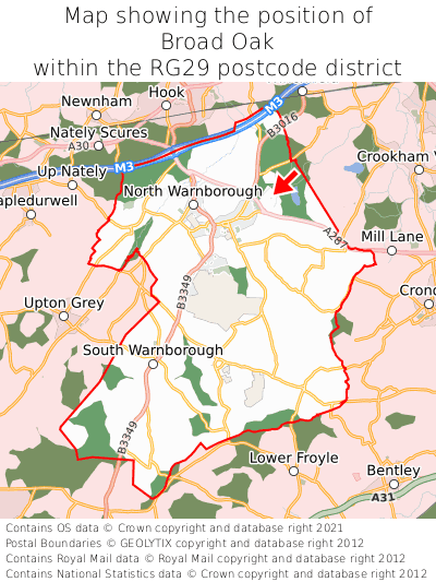 Where is Broad Oak? Broad Oak on a map